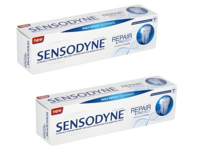 Sensodyne Repair & Protect Toothpaste with NOVAMIN 75ML STRONGER REPAIR ...