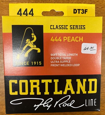 Cortland 444 Peach Double Taper DT3F Fly Line - FREE FAST SHIPPING | eBay