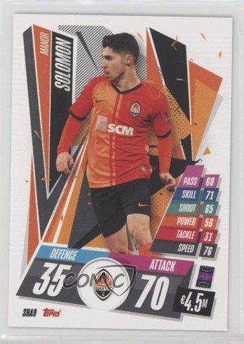 2020-21 Topps Match Attax UCL FC Shakhtar Donetsk Manor Solomon #SHA9 ...
