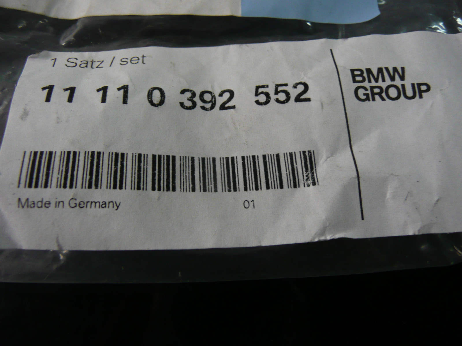 NEW GENUINE BMW ENGINE CRANK CASE ALUMINIUM SCREWS SET 11110392552 | eBay