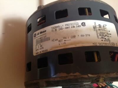 BRYANT CARRIER PAYNE HC37AE114A 1/5HP 115V 1075 RPM 3 SPD MOTOR ...