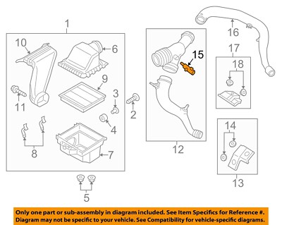 FORD OEM 93-23 Aviator Engine Air Intake-Temp Sensor DS7Z12A697A | eBay