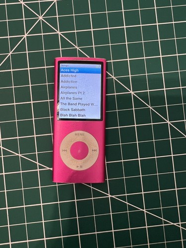 Genuine Apple iPod Nano 4th Gen 8GB (used but top button stuck) | eBay ...