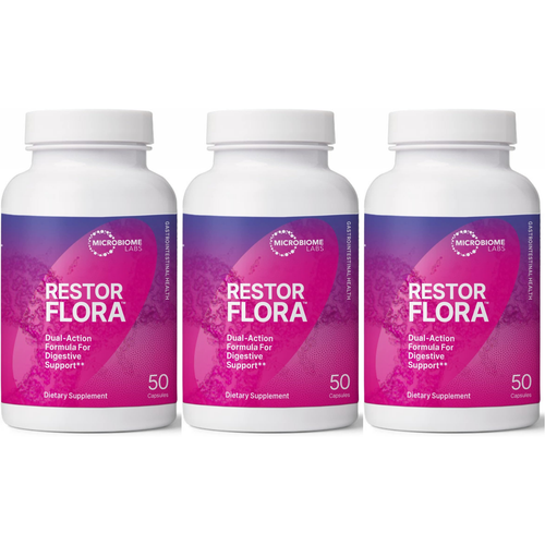 Microbiome Labs RestorFlora 50 Capsules Bacillus Subtilis HU58 MB ...