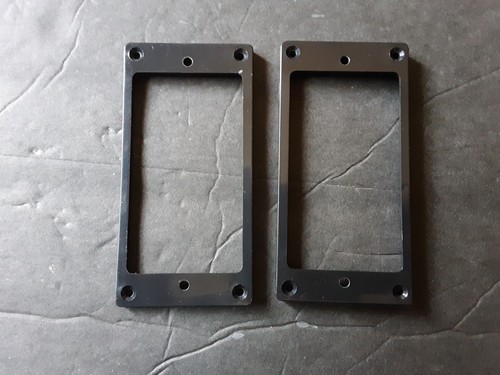 Humbucker Pickup Rings Flat Bottom Tapered for SG LP Special Junior EDS ...