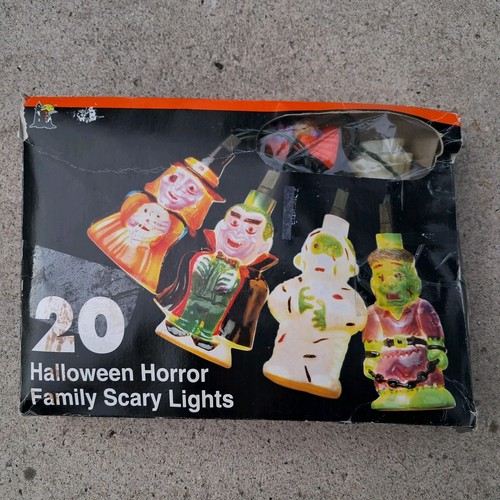 Vintage Halloween Horror Light Dracula Mummy Frankenstein 90s Blow Mold ...