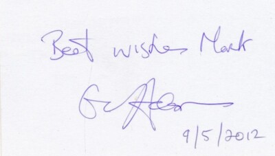 Gerry Adams- Signed Notecard (President of Sinn Féin) | eBay