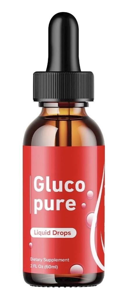 Gluco Pure Liquid Drops, GlucoPure Blood Sugar & Pressure Support (30 ...