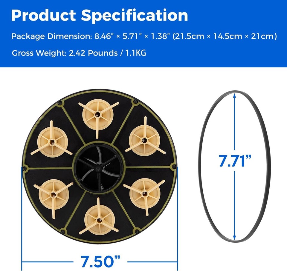 6-Port Module with Valve Shell O-Ring for Paramount Water Valve 004-302 ...