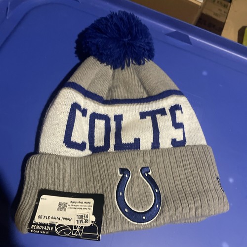 Indianapolis Colts New Era Football Beanie Embroidered Knit Cap ...