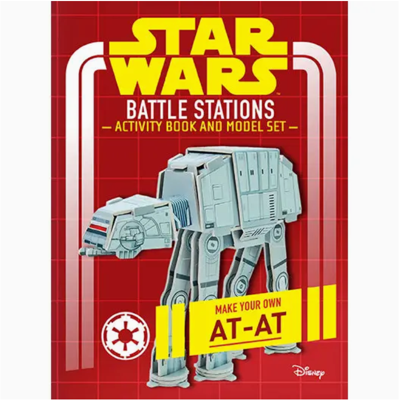 Star Wars AT-AT Model Kit and Activity Book with Gadget Tech Decal ...