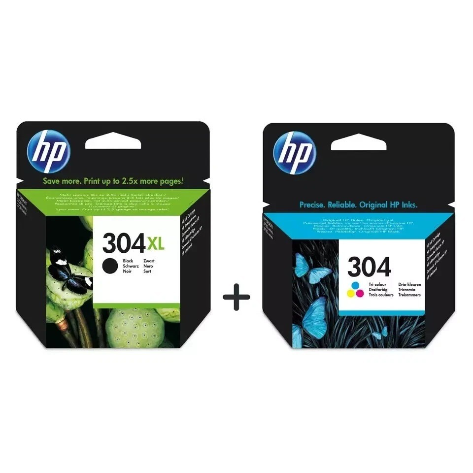 HP 304XL / 304 Ink Cartridges Set Black / Colour for Envy 5010 5050 ...