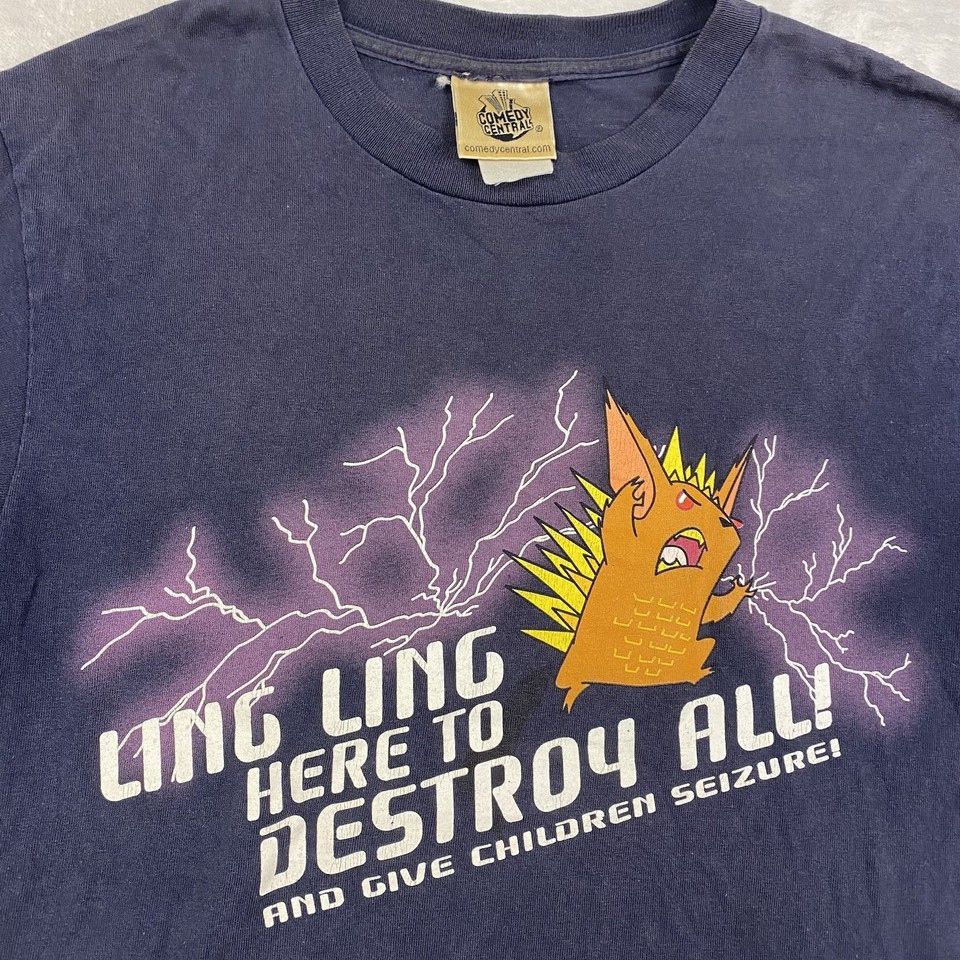 VTG 2005 Drawn Together Ling Ling Shirt Comedy Central Cartoon Tee ...