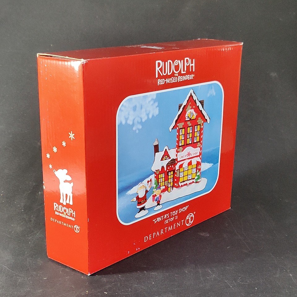 DEPARTMENT 56 RUDOLPH, Santa's Toy Shop, 2013 (Toy Shop Only) 1PC | eBay UK
