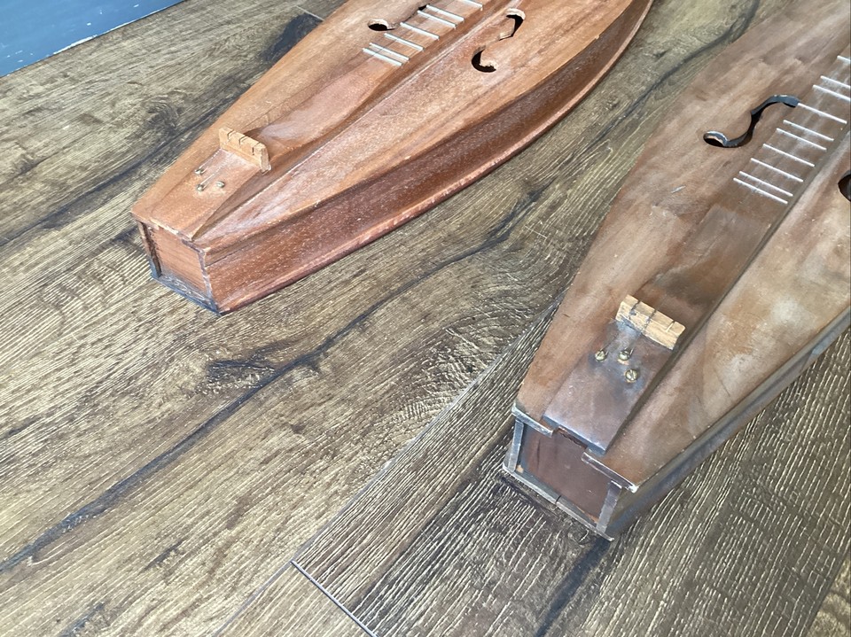 2 Vintage Mountain Appalachian Mountain Dulcimer Music Instruments ...