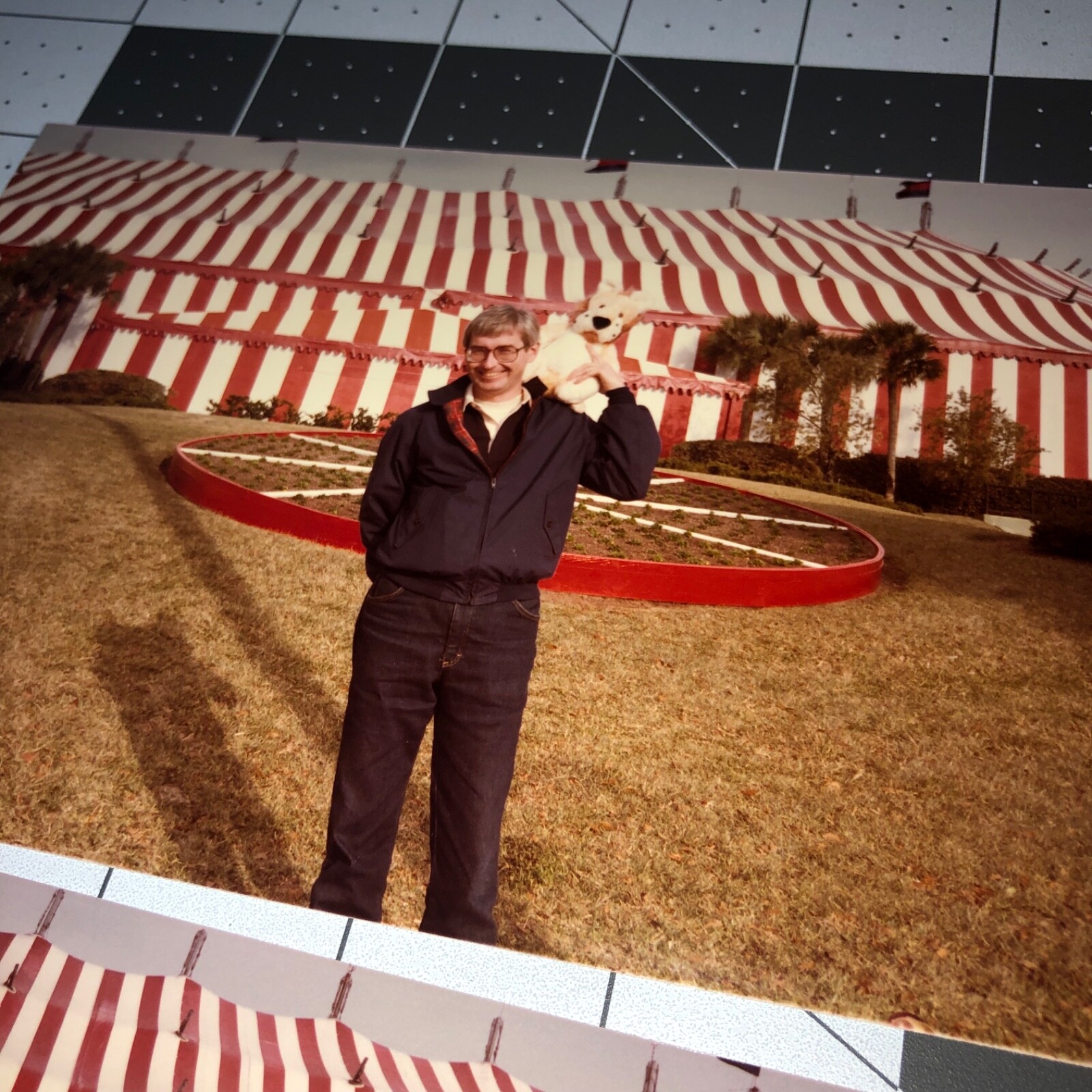 1980s CIRCUS WORLD Haines City FL Florida TENT Vintage COLOR Snapshot ...