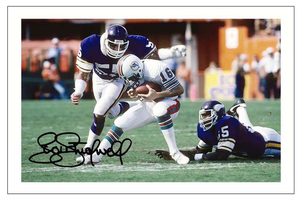 SCOTT STUDWELL SIGNED PHOTO PRINT AUTOGRAPH NFL FOOTBALL MINNESOTA ...