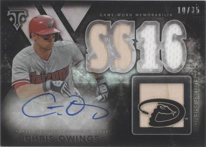 2015 Topps Triple Threads - Rookies and Future Phenoms Chris Owings ...