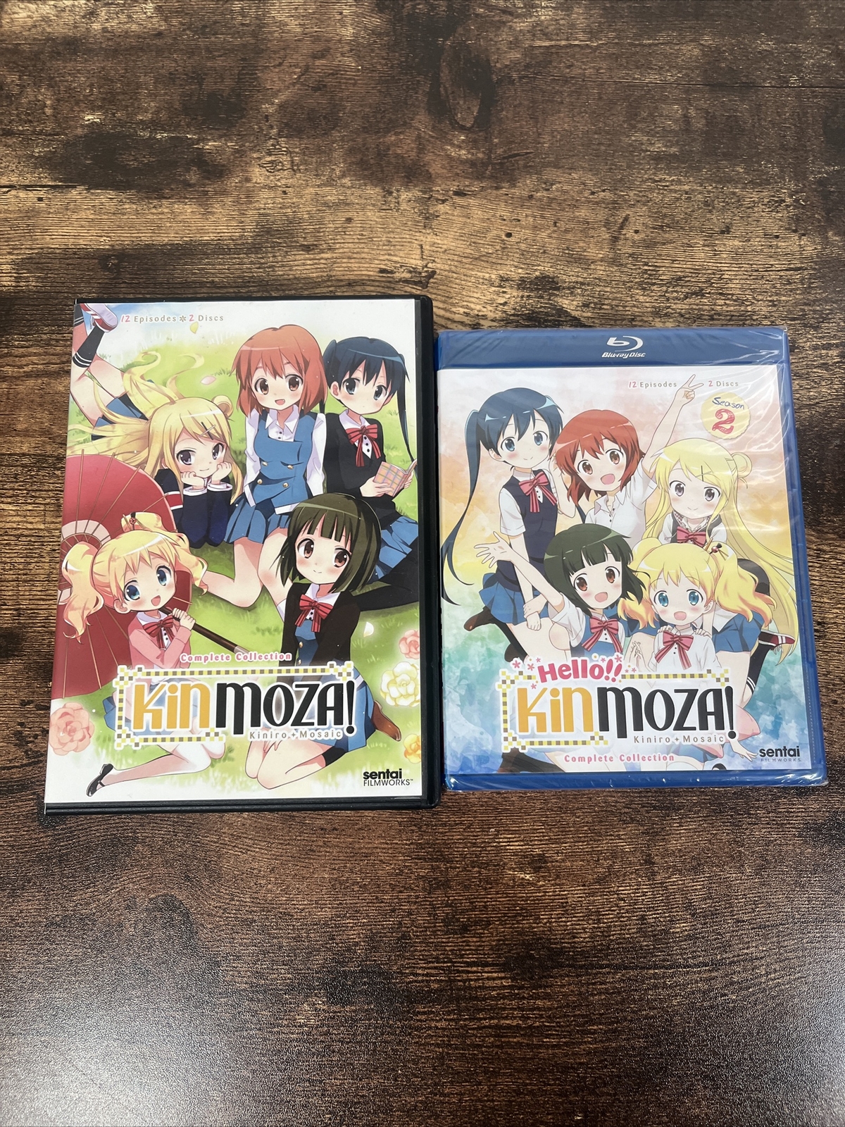 Kinmoza + Hello!! Kinmoza Complete Collection Series Seasons 1 + 2 DVD ...