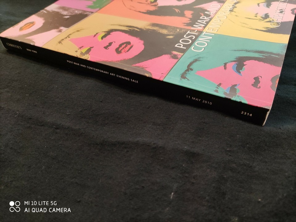 Warhol Cover Post-War And Contemporary Art Christie's New York Catalog ...