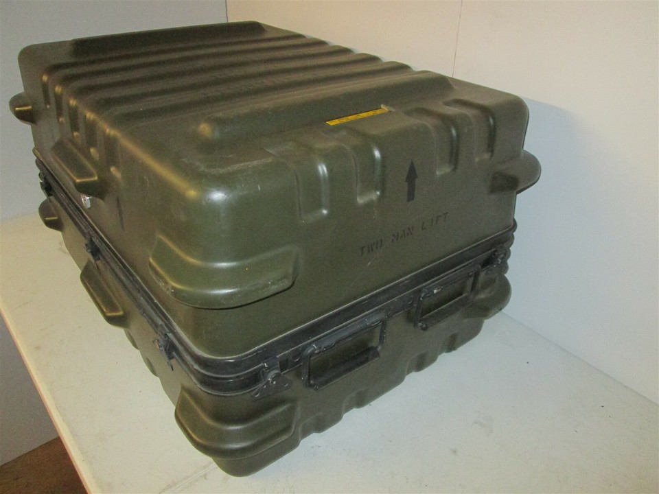 Thermodyne Shok-Stop Hard Case 33x24x18 Single Lid Plastic Green ...