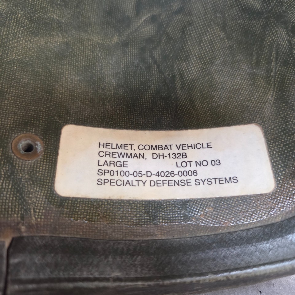 SIZE LARGE US Military CVC DBH-132B Helmet Ballistic High Cut SOHAH ...
