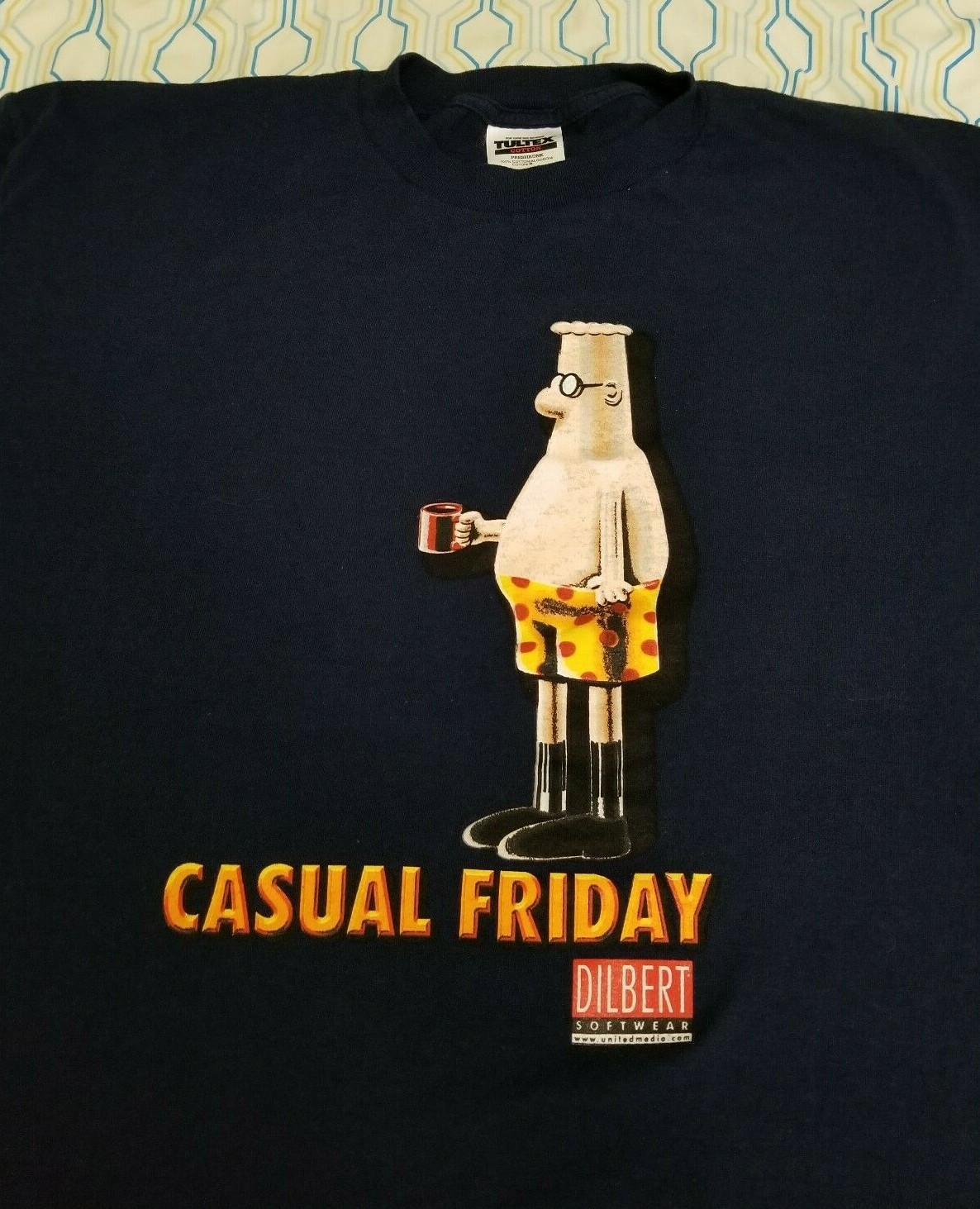 VTG 90s Dilbert Casual Friday T Shirt Comic Computer Funny Art Software ...