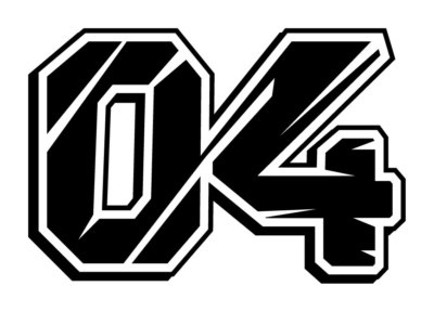 ANDREA DOVIZIOSO 04 Number - Moto GP STICKER DECAL Medium | eBay