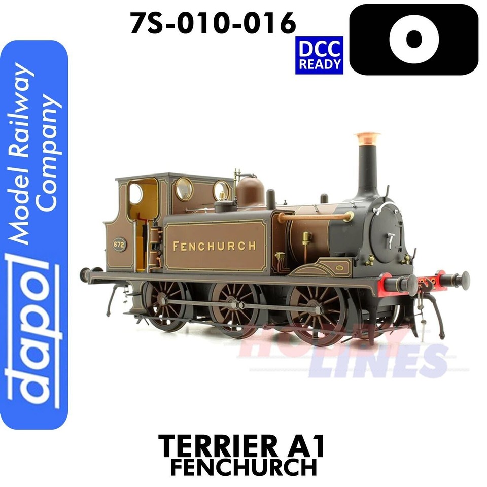 TERRIER A1 FENCHURCH Marsh Brown Steam Locomotive O gauge 1:43 Dapol 7S ...
