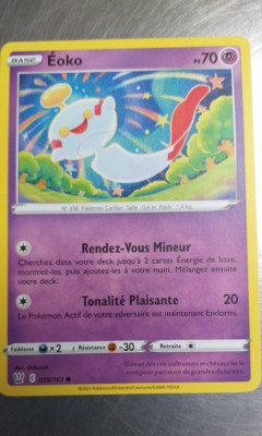 Pokémon Card Éoko 059/163 Battle Styles, From Booster, French | eBay