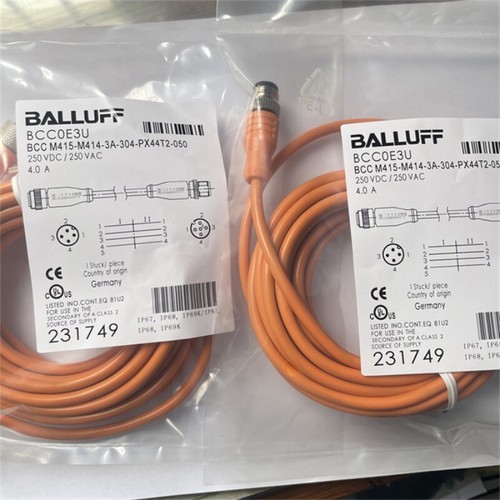1PCS NEW FOR BALLUFF BCC0E3U BCC M415-M414-3A-304-PX44T2-050 cable | eBay