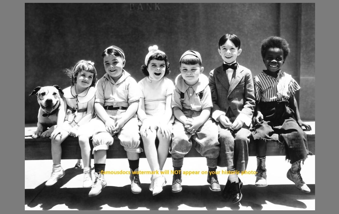 Our Gang PHOTO Little Rascals Spanky, Darla, Porky, Alfalfa, Buckwheat ...
