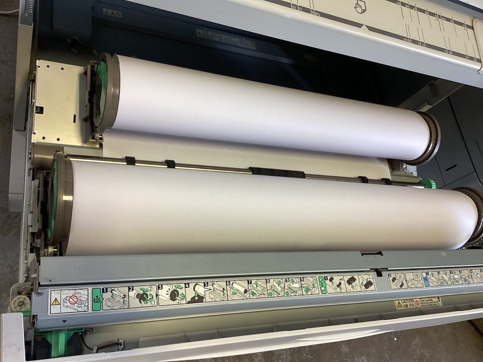 Ricoh GEI 2900 2400wd wide format laser copier / scanner / printer ...