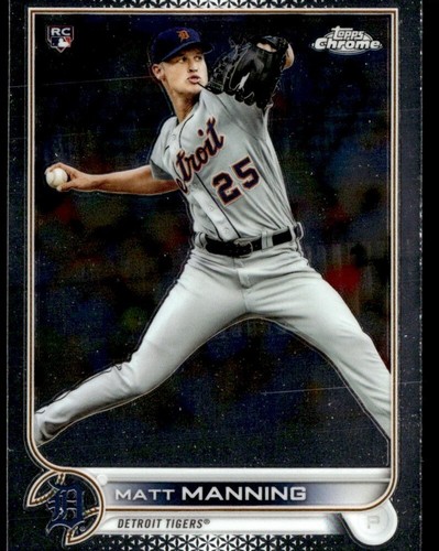 2022 Topps Chrome Matt Manning Rookie Detroit Tigers #57 | eBay