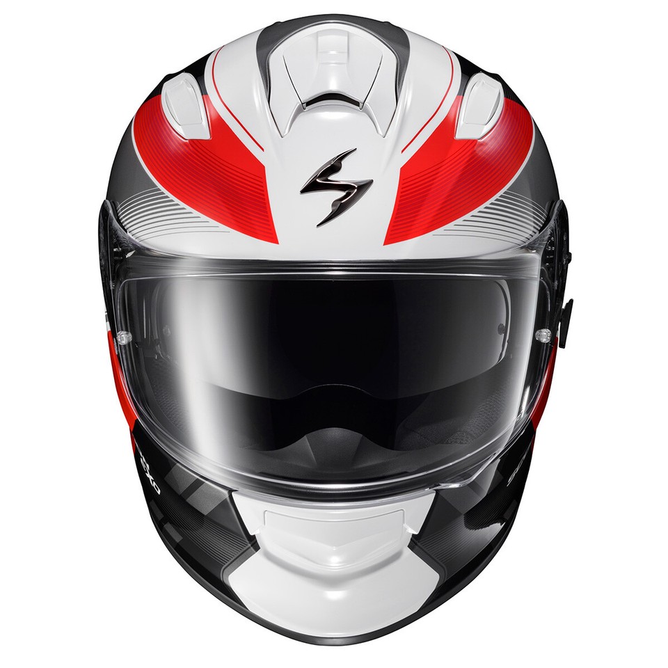Scorpion EXO Ryzer Full Face Motorcycle Helmet Edge Red XLarge | eBay