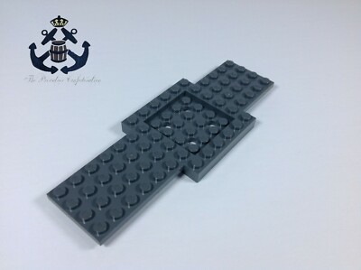 LEGO City Dark Bluish Gray Vehicle Truck Base 6 x 16 x 2/3 4 x 4 52037 ...