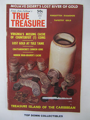 True Treasure Magazine August 1970 Treasure Island Of The Caribbean | eBay