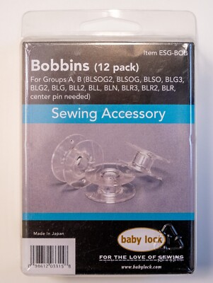Baby Lock Bobbins (12 pack) - Item ESG-BOB | eBay