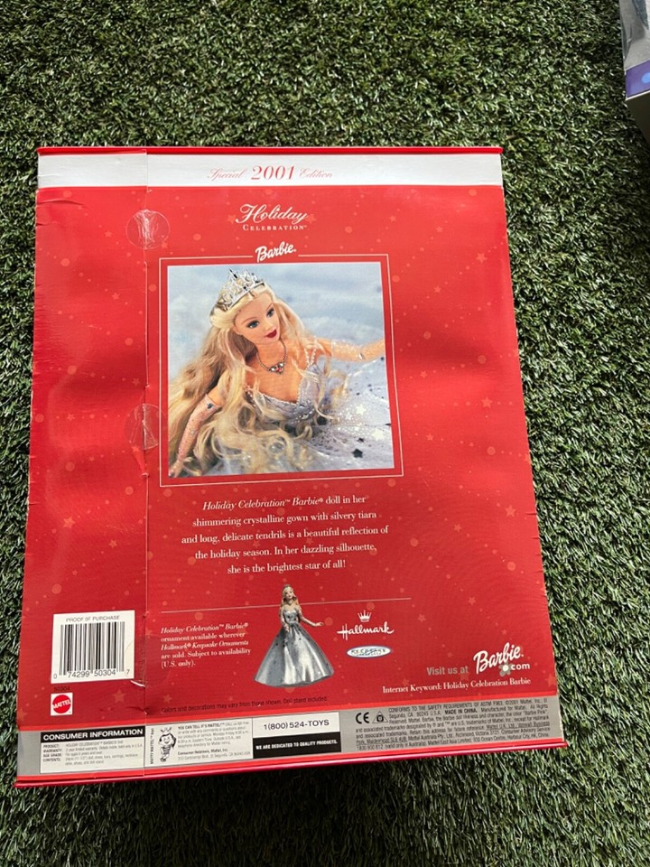Mattel Holiday Celebration 2001 Barbie Doll - 50304 | eBay