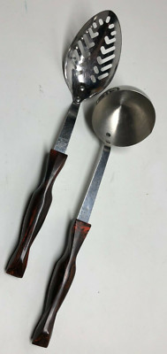 Cutco 2pc Kitchen Utensils Tool Set 1713 Slotted Spoon 1715 Ladle | eBay