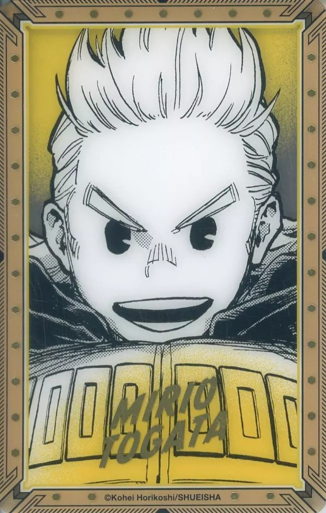 Character card [single item] Mirio Togata "Kohei Horikoshi "My Hero ...