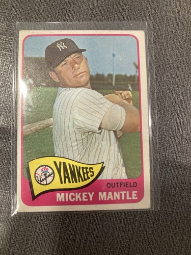 1965 Yankees Topps Set Includes Mickey Mantle vg/ex All High #, Rest Is ...