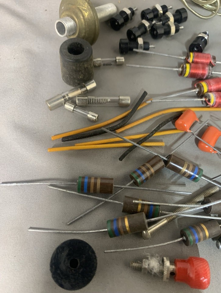 Antique Vintage Radio Parts * FROM HAM / ANTIQUE RADIO ESTATE * (A185 ...