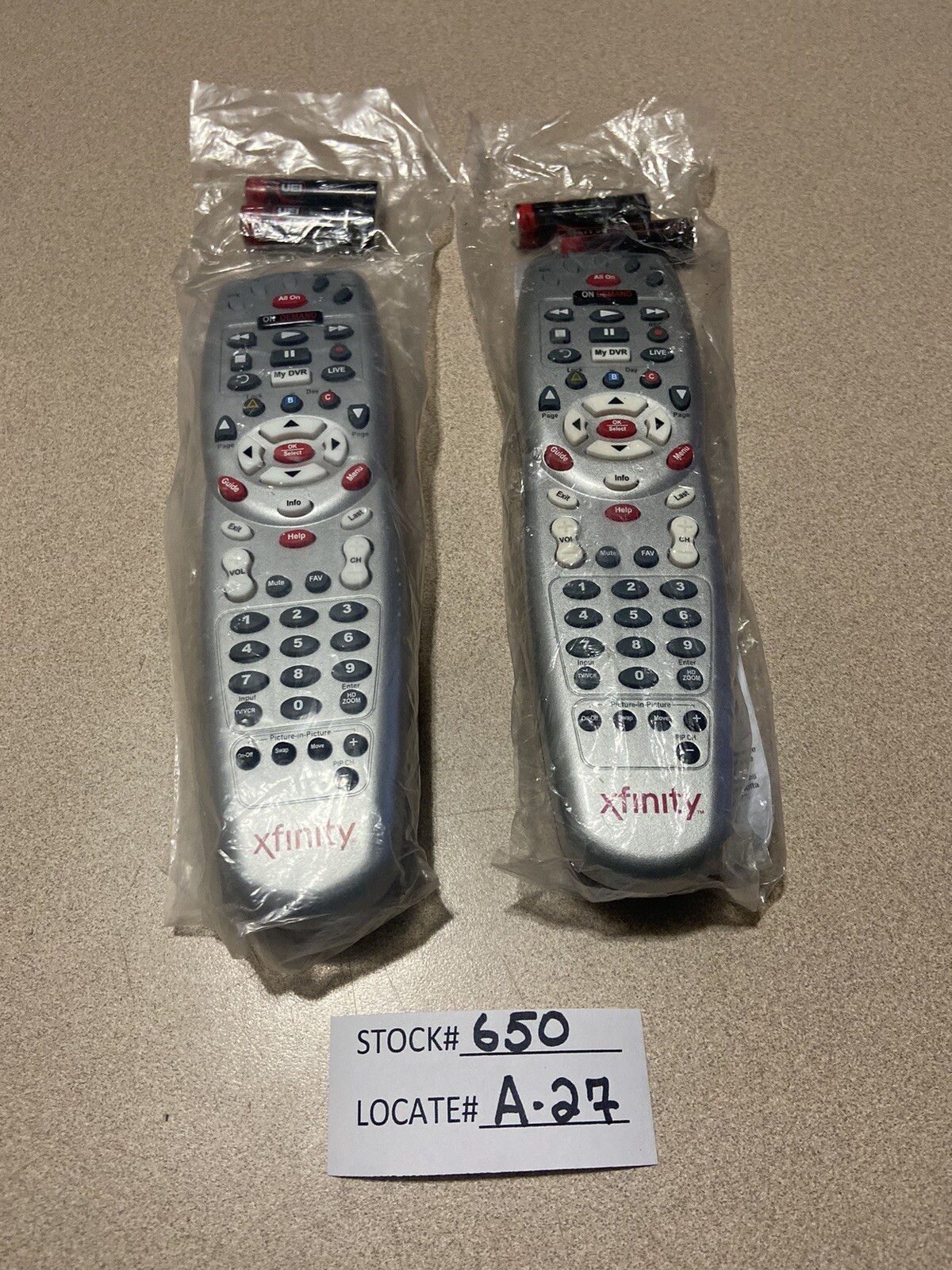 Xfinity Comcast Custom DVR 3 Device Remote, (LOT OF 2) Free Shipping | eBay
