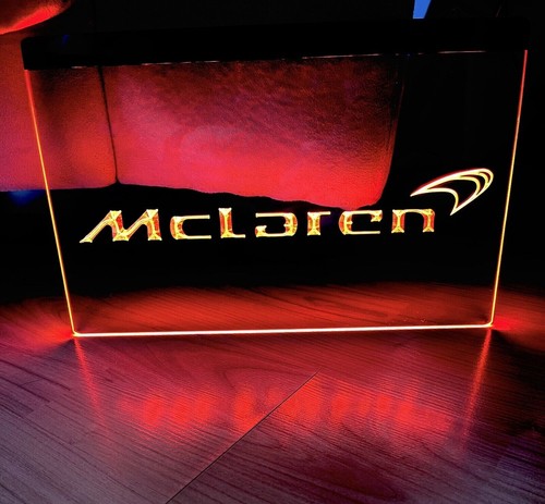 MCLAREN Car Repair Services Display LED Neon Light Sign home room funs ...