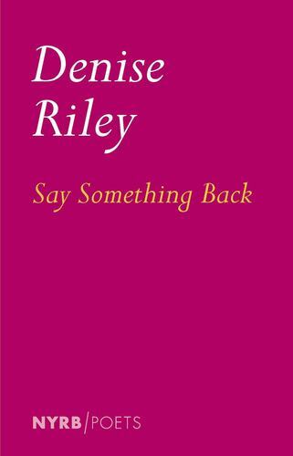 Say Something Back by Riley, Denise [Paperback] 9781681373997 | eBay