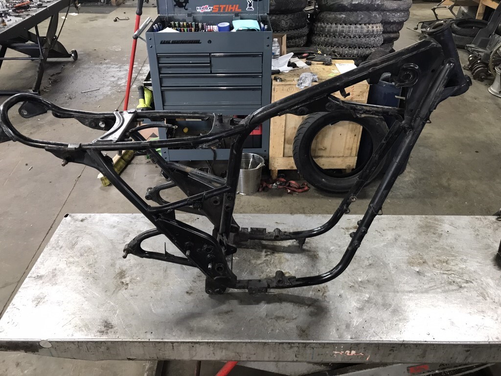 76 Yamaha XS650 XS 650 Frame Chassis | eBay