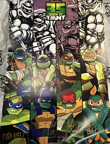 Teenage Mutant Ninja Turtles TMNT 35th Anniversary Poster SDCC 2019 ...