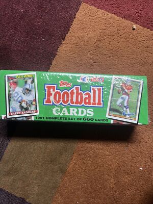 1991 TOPPS NFL COMPLETE FACTORY SET OF 660 CARDS SEALED - Rookies ...