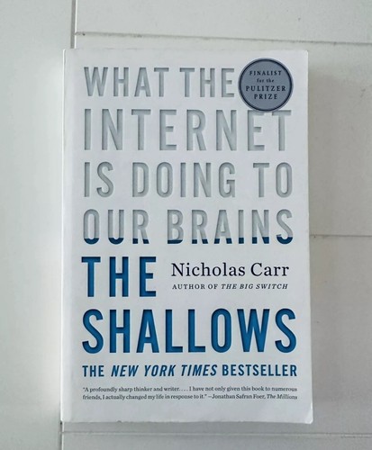 💚 The Shallows | Nicholas Carr | Softcover Book | eBay